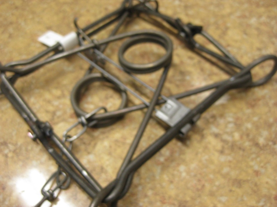 Duke No. 220 Body Trap Raccoon Fox Fisher Groundhog Beaver Traps 7" Jaw ...