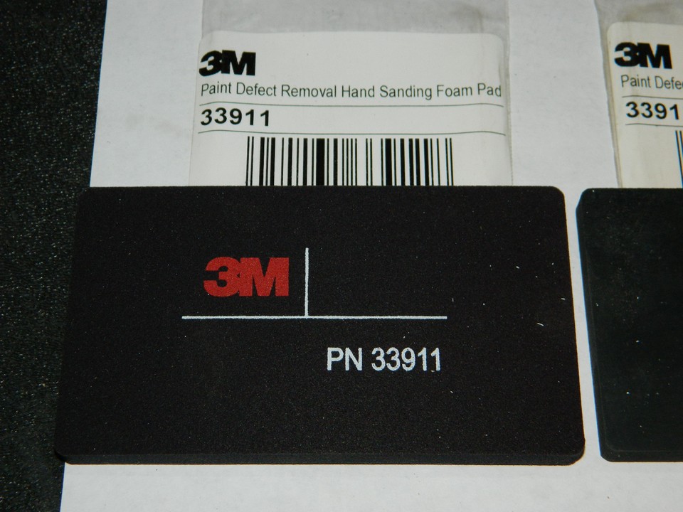 NEW 3M PAINT DEFECT REMOVAL ABRASIVE CARD KIT REMOVES DIRT NIBS & PAINT ...