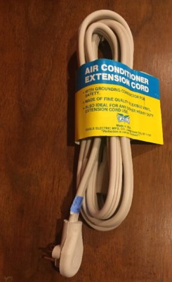 Eagle Air Conditioner Major Appliance Extension Cord 9 Ft 20-Amp 125 ...