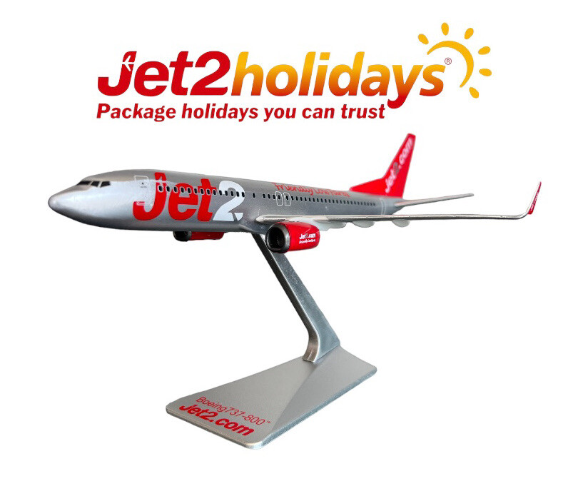 JET2 Boeing 737-800 SILVER Snap Fit Aircraft Model 1/200, 53% OFF