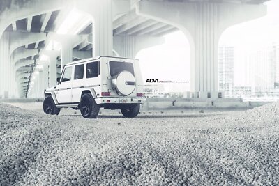 Cars 2014 adv1 wheels mercedes g55 amg Desk Mat Stitched | eBay