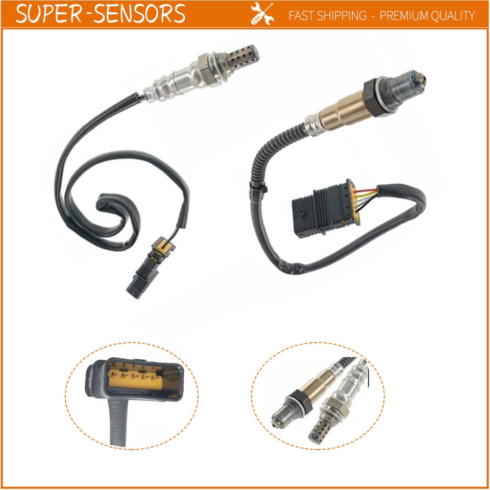 2Pcs O2 Oxygen Sensor Up & Downstream for BMW F30 320i 2012 2.0L 4 ...