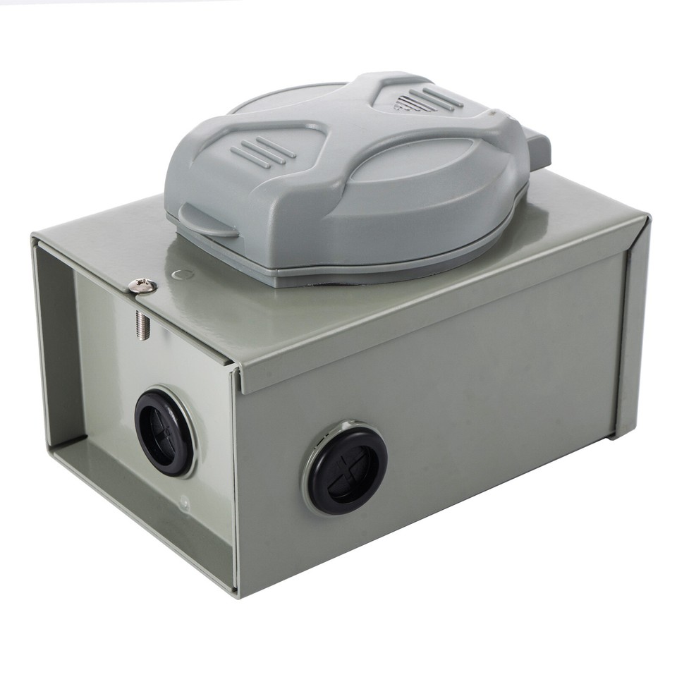 25/50 FT 50Amp Generator Cord+Power Inlet Box NEMA 14-50P to SS2-50R ...