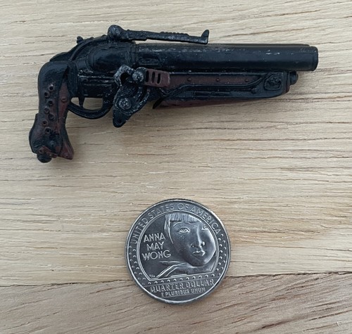 VINTAGE FLINTLOCK Pistol Revolutionary War Pirates Sawn Off Shotgun ...