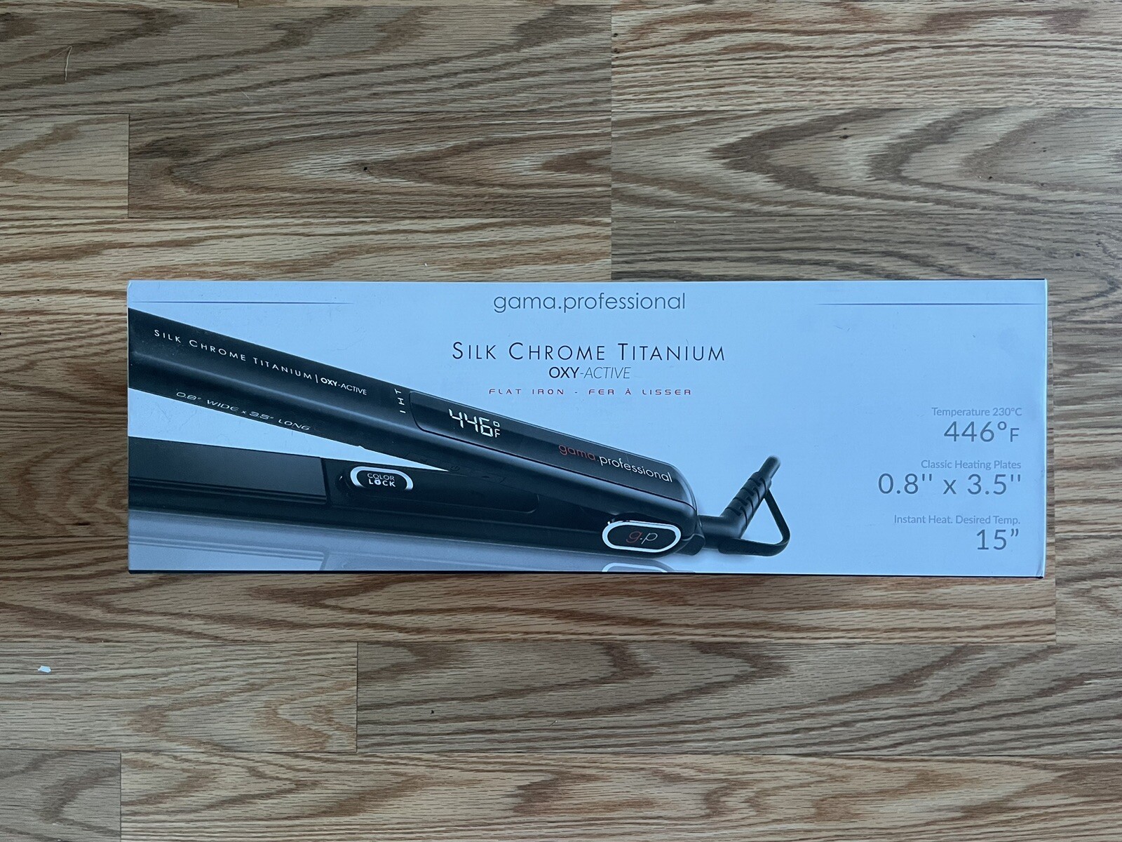 Gama Professional Silk Chrome Titanium Professional Hair Straightener 1 ...