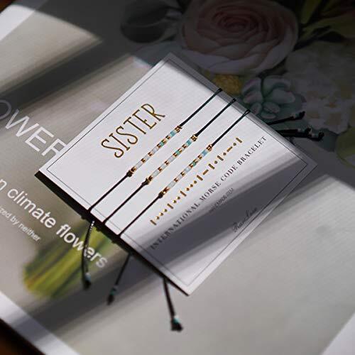 3 Pieces Sisters Morse Code Bracelet Friendship Birthday Best Friends ...