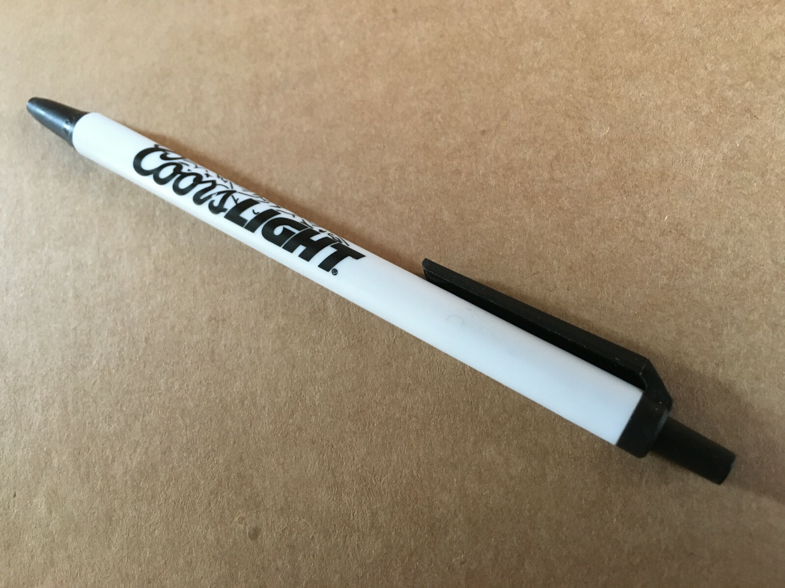 LOT OF 10 COORS LIGHT BEER BIC BALL POINT BLACK INK PENS | eBay