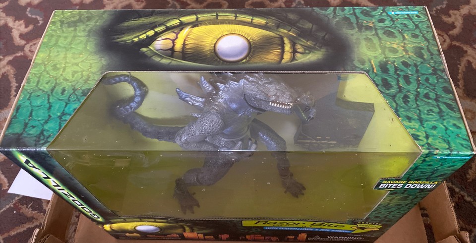 GODZILLA RAZOR BITE 1998 Trendmasters Rare Figure #08542 NEW VINTAGE | eBay