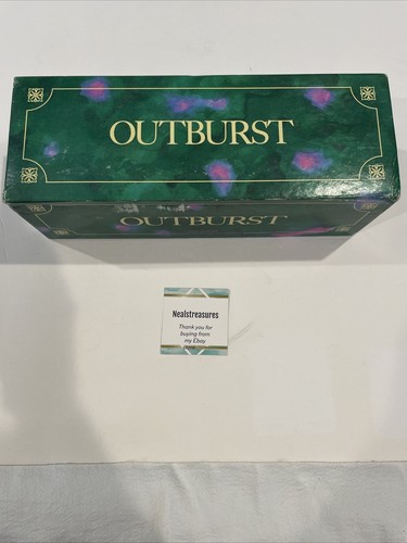Vintage 1986 Hersch OUTBURST Game Some Cards Still Wrapped COMPLETE EUC ...