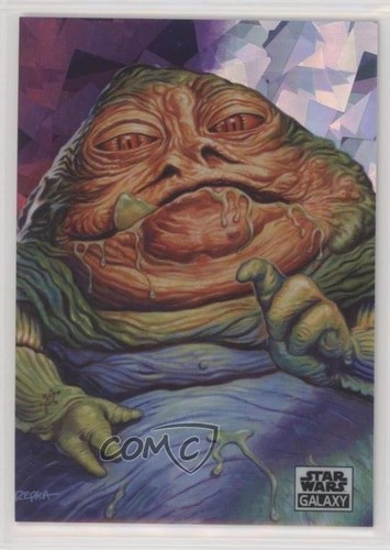 2021 Chrome Star Wars Galaxy Atomic Refractor 5/150 Ed Repka Jabba The ...