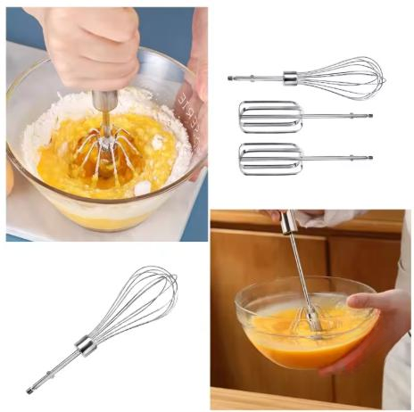 3 Piece Egg Beater Set Made of 304 Stainless Steel for Manual For ...
