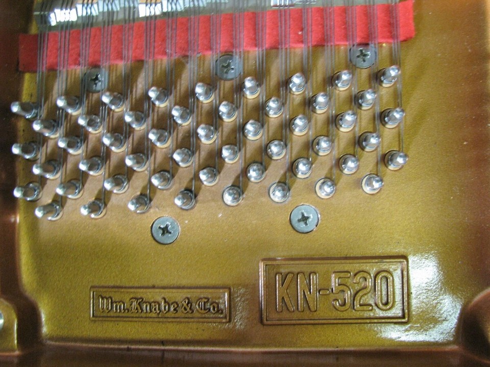 Knabe Baby Grand Piano Model KN-520; Gloss Black With Bench ...