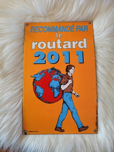 PLAQUE ÉMAILLÉE RESTAURANT GUIDE DU ROUTARD 2011 | eBay