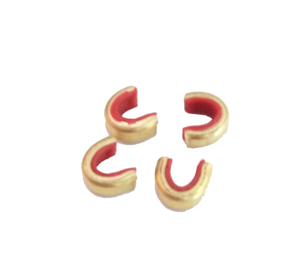 New Brass Nock Nocking Point Archery String Recurve Small Medium Saunders 5 sets | eBay UK