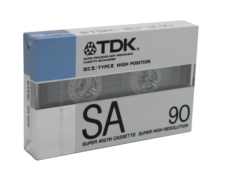 TDK SA 90 CHROME TYPE II BLANK AUDIO CASSETTE TAPE (1988) BRAND NEW AND ...