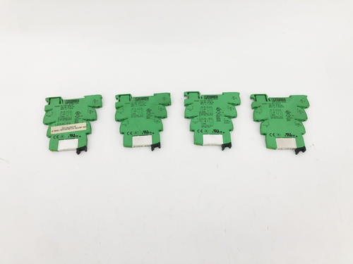 Lot of 4 Phoenix Contact PLC-BSC-24DC/21 Relay Bases 24VDC 2966016 | eBay