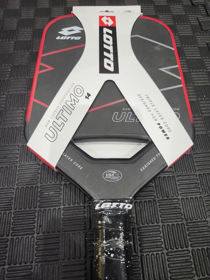 Lotto Ultimo 14 Pickleball Paddle Red Carbon - New | eBay