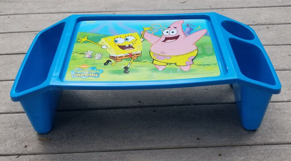 2006 SPONGEBOB SQUAREPANTS & PATRICK PLASTIC LAP DESK~FOOD/ACTIVITY ...