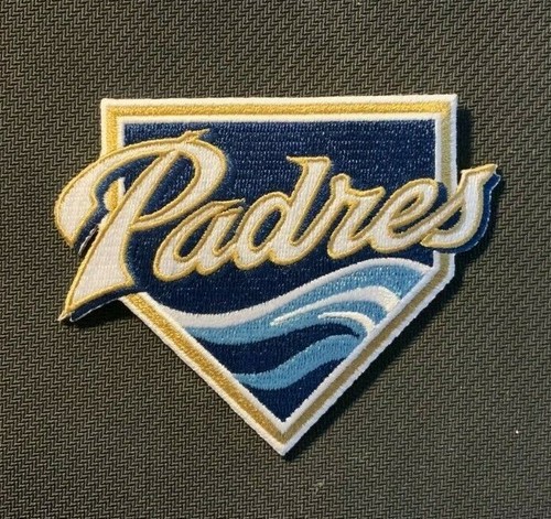 SAN DIEGO PADRES HOME PLATE MLB SLEEVE PATCH iron-on 4" size padres ...