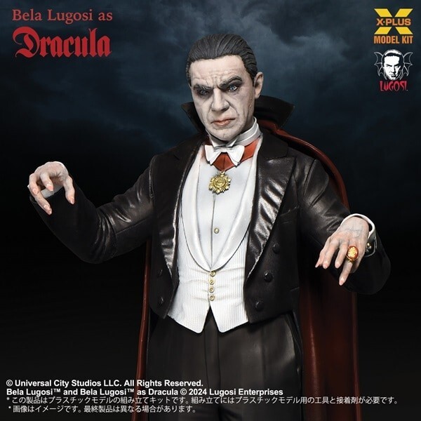 X-PLUS 1/8 Bela Lugosi as Dracula Plastic Model Kit Assembly Required Sealed | eBay