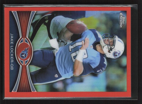 Jake Locker 2012 Topps Chrome #135 Orange Refractor c {0731 | eBay