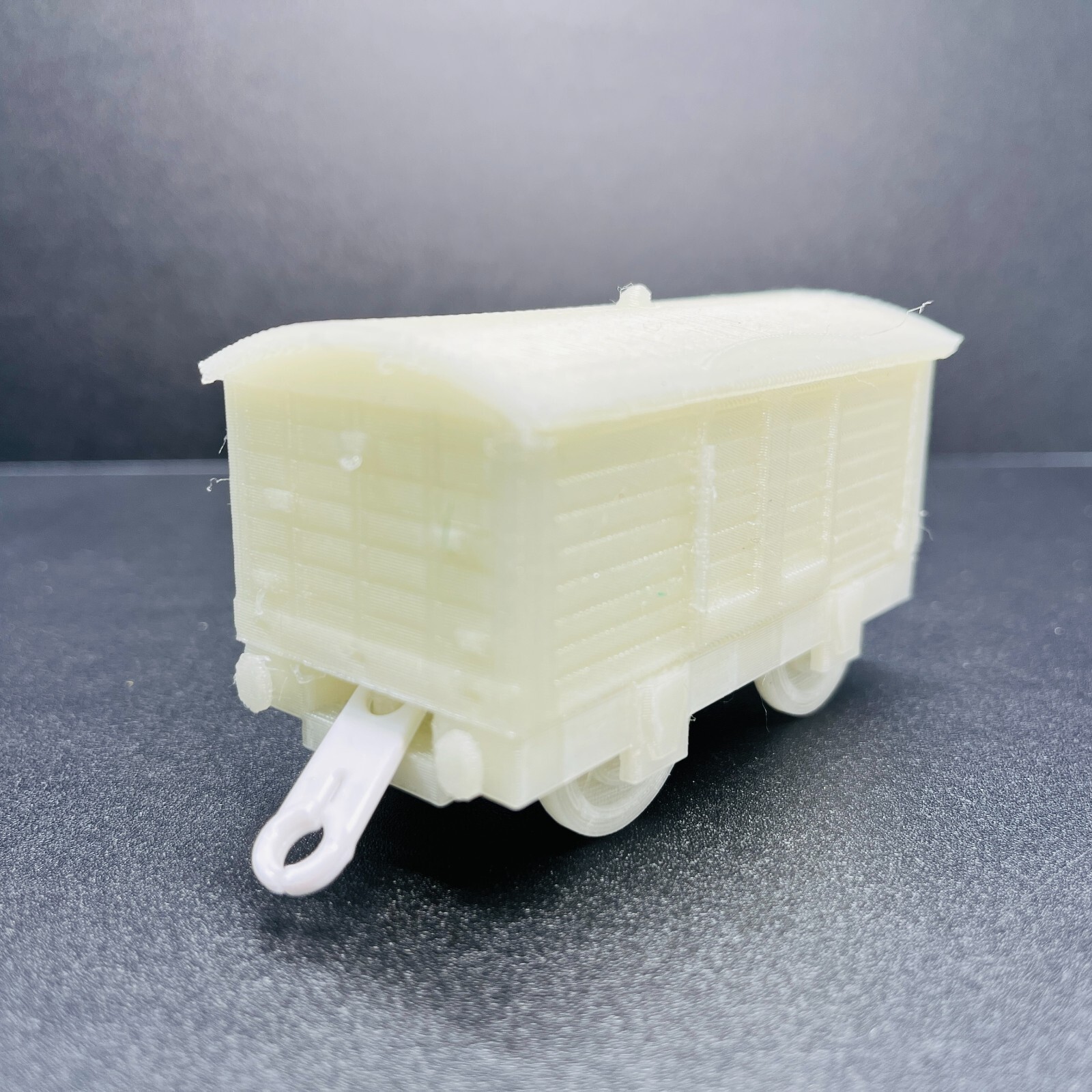 Thomas & Friends Trackmaster CUSTOM Green Glow In Dark Box Car Train ...