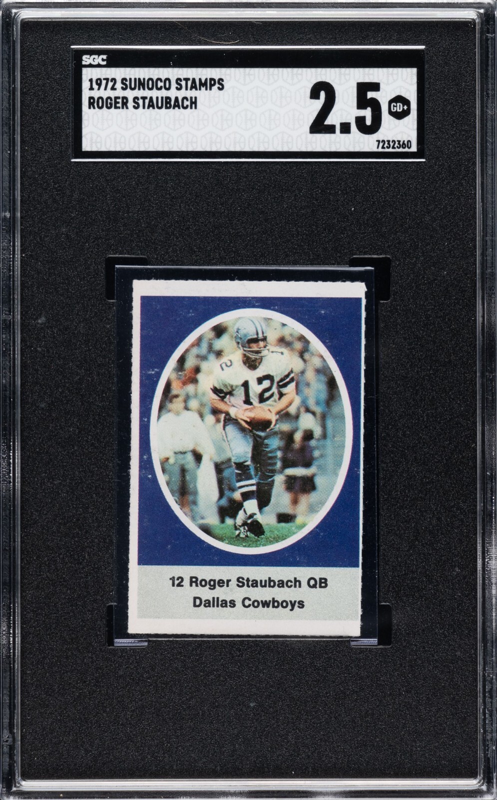 1972 Sunoco Stamps Roger Staubach SGC GOOD+ 2.5 FB | eBay