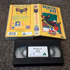 BERTIE THE BAT NARRATED BY BERNARD CRIBBINS PAL VHS VIDEO KIDS CHILDREN ...