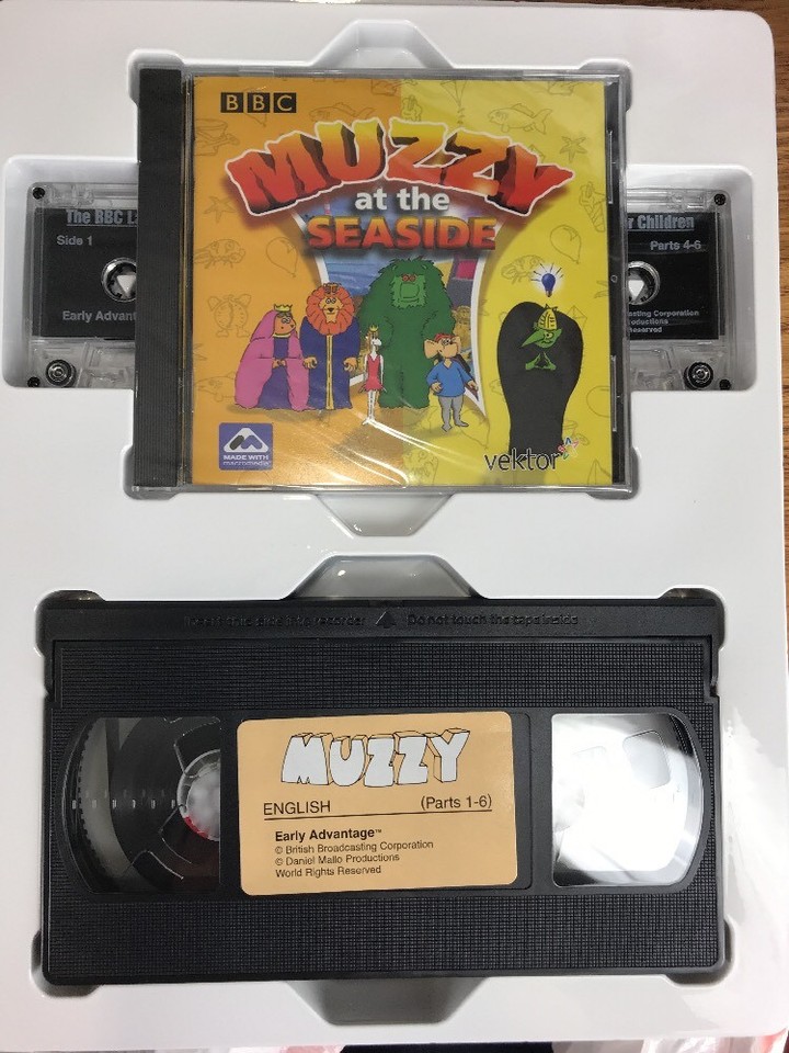 BBC Muzzy Spanish Video Language Course 5 VHS 1 CD 2 Cassettes ...