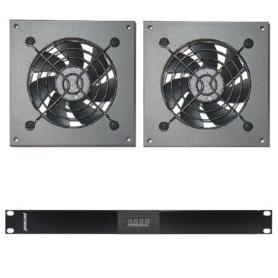 PROCOOL AVX-280T-1U Silent AV cabinet cooling fan system / 1U Rack ...