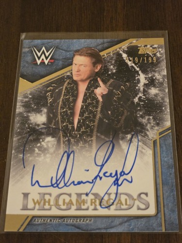 2017 TOPPS WWE LEGENDS AUTO WILLIAM REGAL 119/199 HOF RARE # LA-WR | eBay