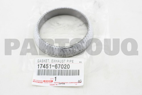 1745167020 Genuine Toyota GASKET, EXHAUST PIPE 17451-67020 | eBay