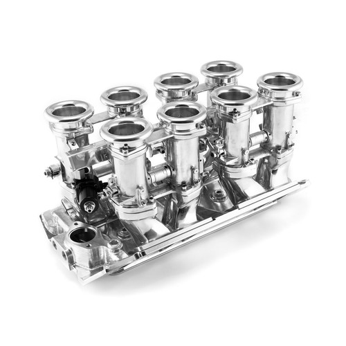 Chevy BBC 454 Downdraft 8 Stack EFI Intake Manifold System Complete ...