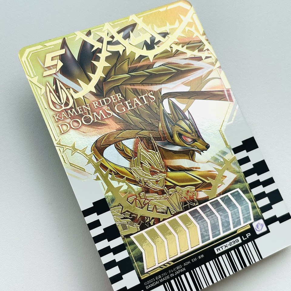 Gotchard Ride Chemy Trading Card PHASE:EX02 RTX-239 KAMEN RIDER DOOMS GEATS LP | eBay