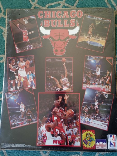1992 Starline Official NBA Chicago Bulls Poster Sealed 16 X 20 | eBay