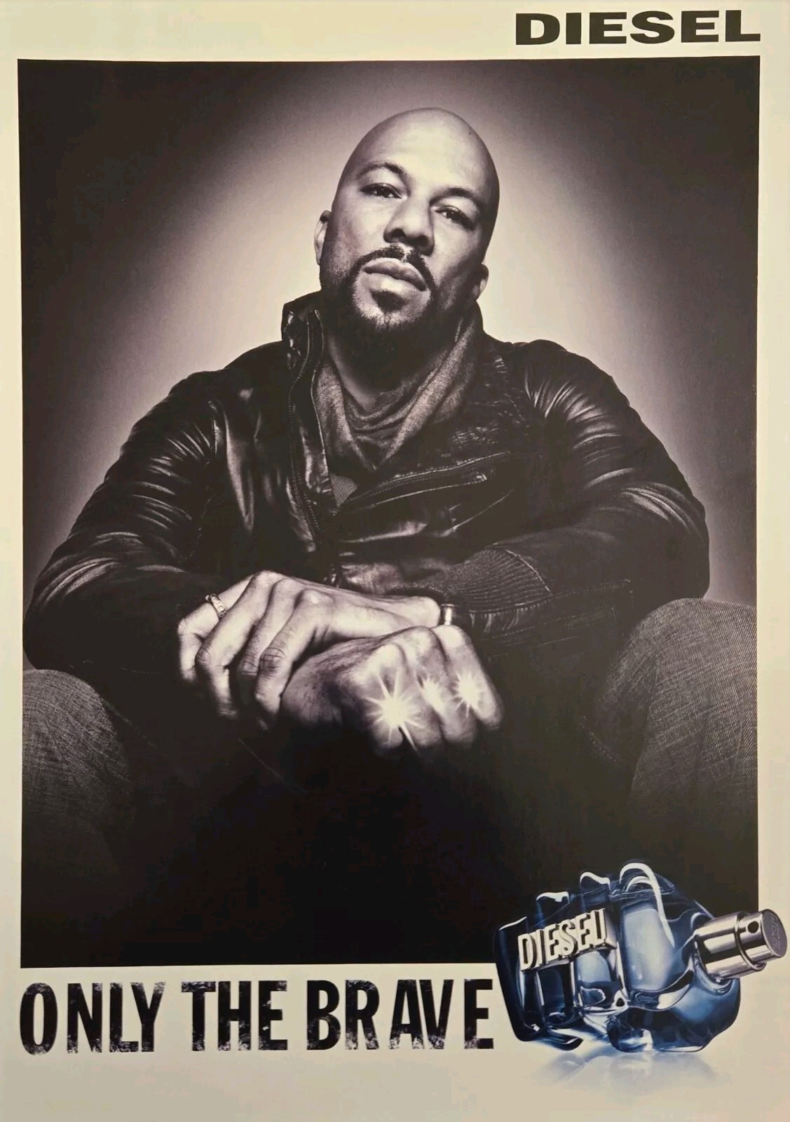 2010 PRINT AD - DIESEL COLOGNE STRIP AD. ONLY THE BRAVE IRON MAN ..AD ...