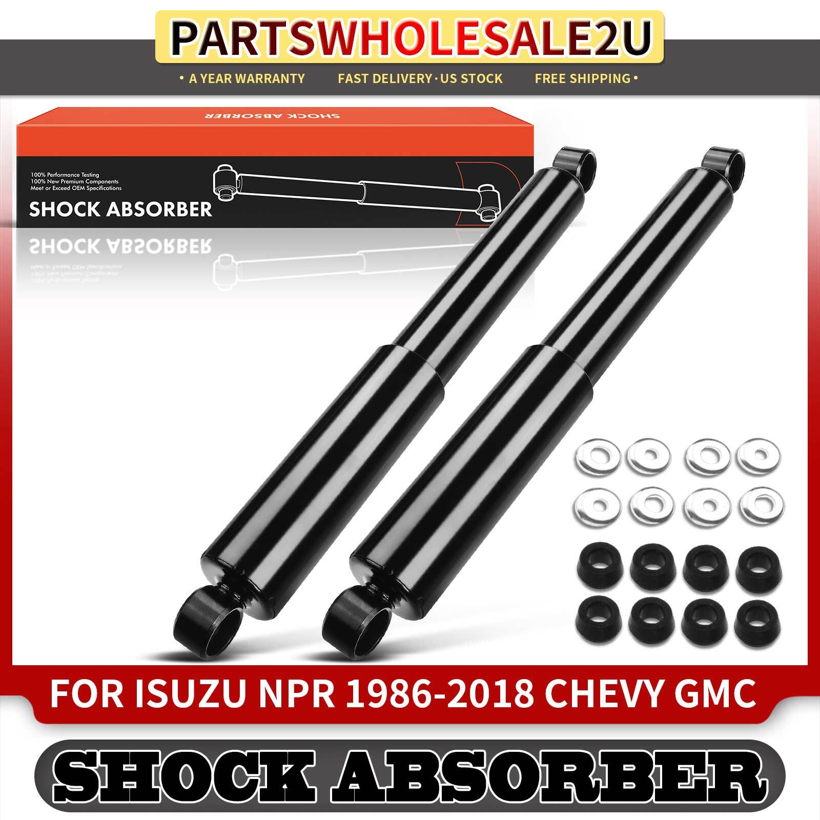 2x Rear Sides Shock Absorber for Isuzu NPR Chevy W4500 Tiltmaster GMC ...