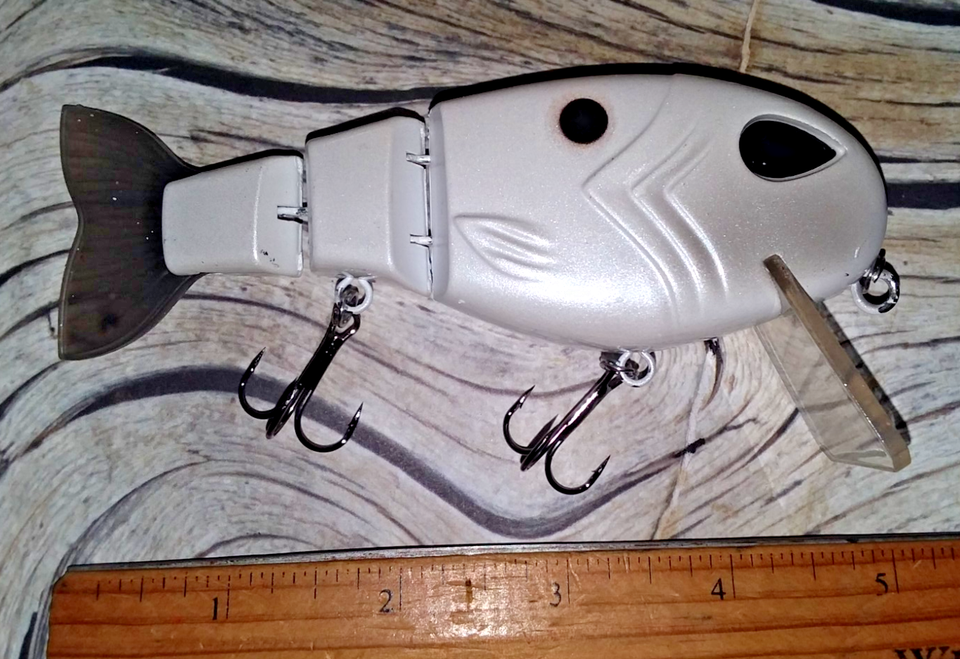 #AS COPY - Throwback Bait Wake Walker - Wake Swimbait, Walk or Crank 3 segments! | eBay
