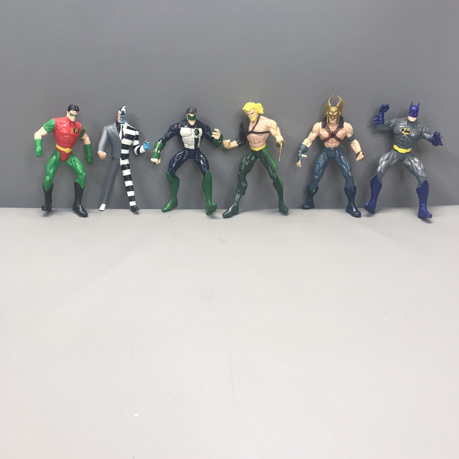 Vintage DC Total Justice League Figures Lot Kenner Batman Robin Aquaman ...