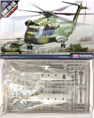 Sikorsky CH-53 CH-53D Sea Stallion - MARINES 1/72 Scale Plastic Model ...