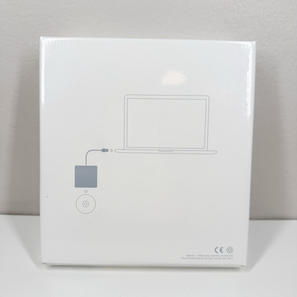 Apple MD564LL/A E SuperDrive Apple USB External SuperDrive, Model A1379 ...