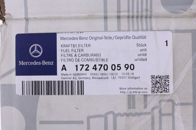 MERCEDES BENZ Genuine G W463 Fuel Filter A1724700590 for sale online | eBay
