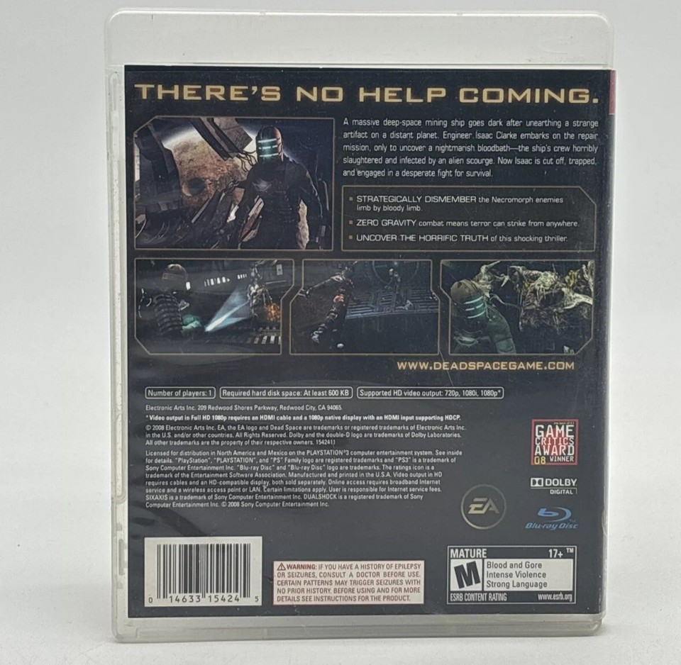 Dead Space Sony PlayStation 3 PS3 Game | eBay.de