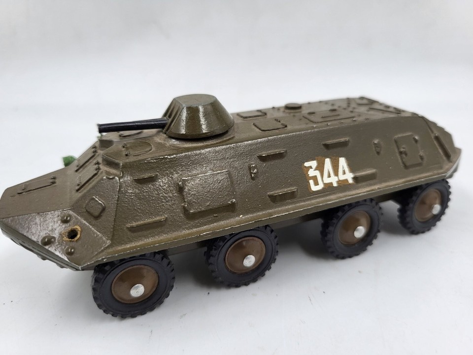 BTR 344 Soviet Russian armored vehicle military Toy Tank . USSR, Scale ...