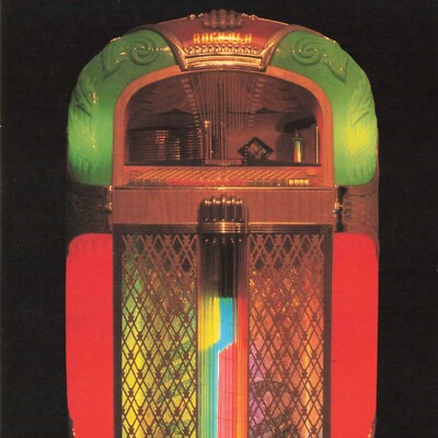 Postcard Juke Box Rock and Roll American Music Diner 45 RPM Singles ...