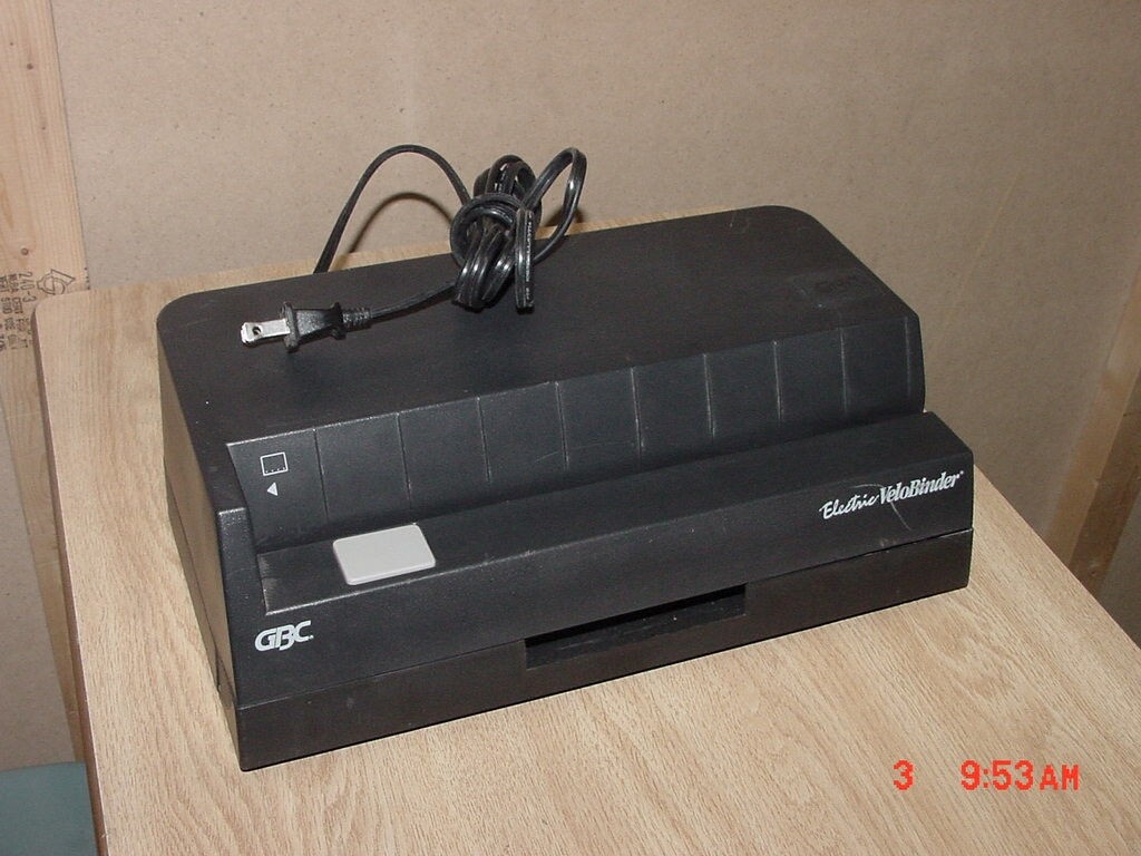 GBC General Binding Corp. Electric VeloBinder 1775070 Book Binding ...