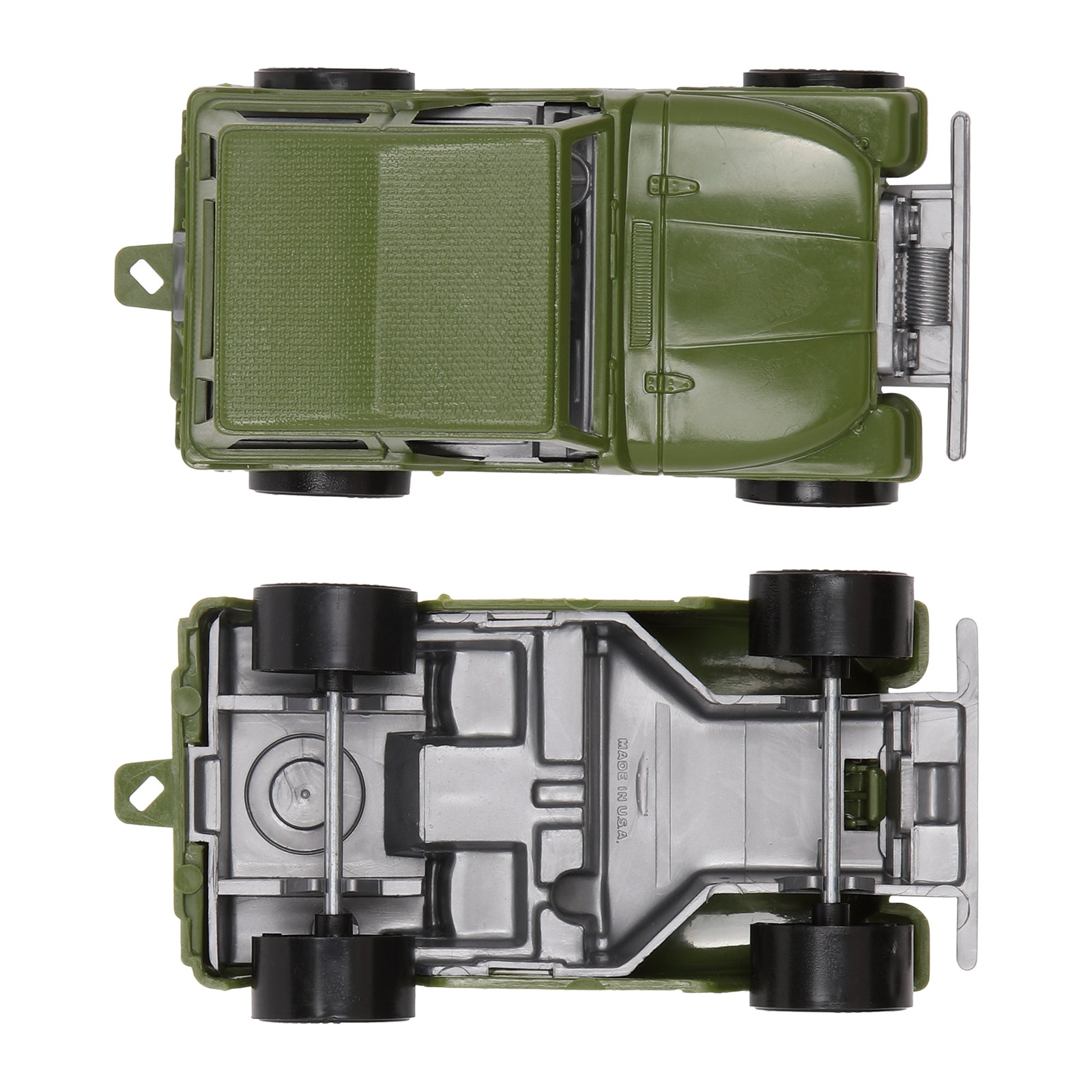 Tim Mee Processed Plastic Strombecker Army Men Green Jeep Pickup Truck ...
