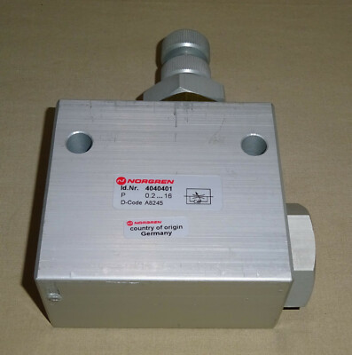 Pneumatic Valves - Norgren Valve