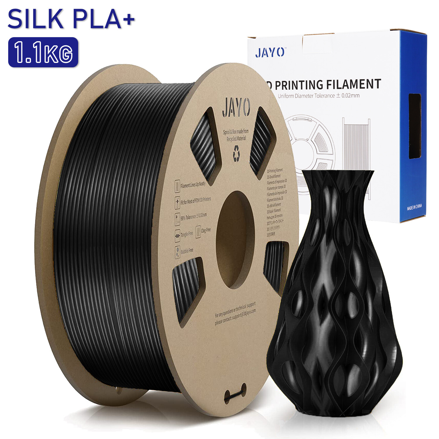 BUY 5 GET 8 JAYO PLA Meta PLA+ SILK PETG 1KG 1.75MM 3D Printer Filament ...