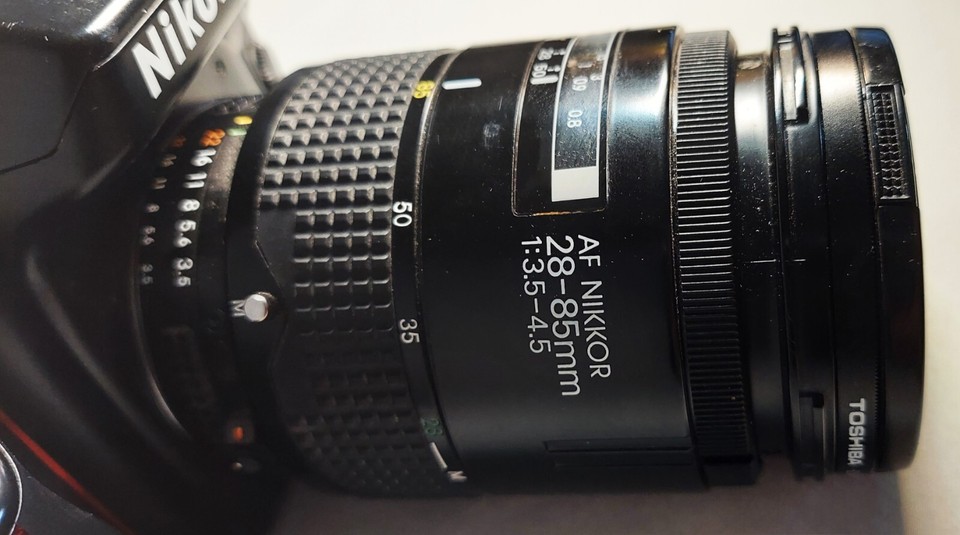 Nikon N70 35mm SLR Film Camera w/ Nikon Nikkor 28-85mm F3.5-4.5 Lens ...